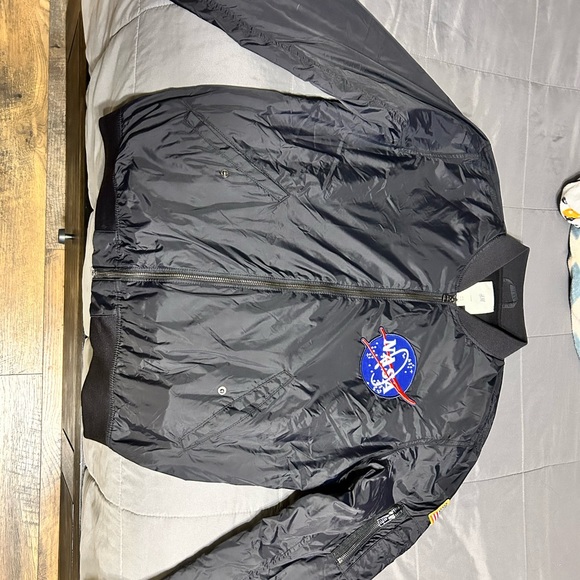 H&M | Jackets & Coats | H M Nasa Bomber Jacket M | Poshmark